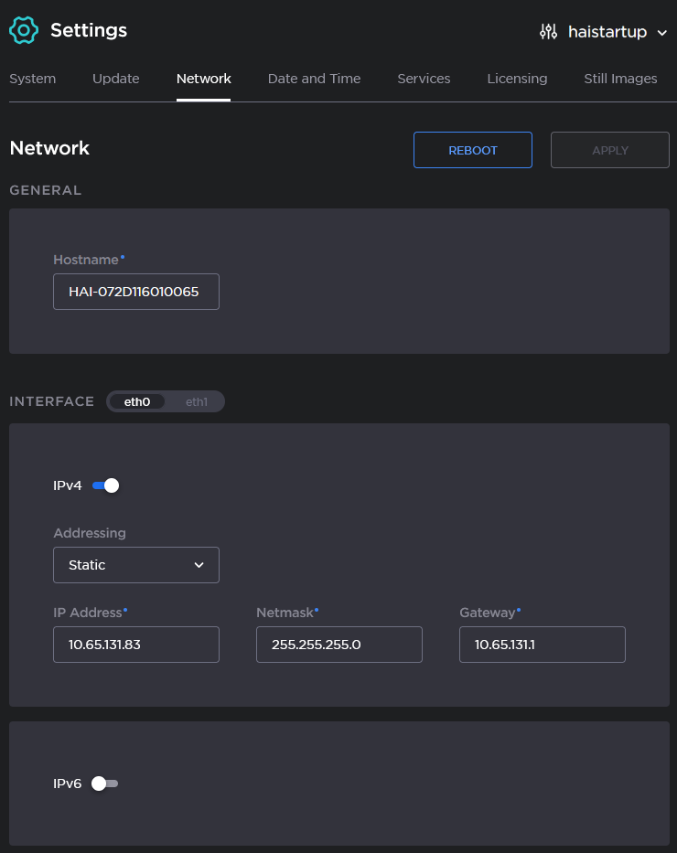 Configuring Network Settings